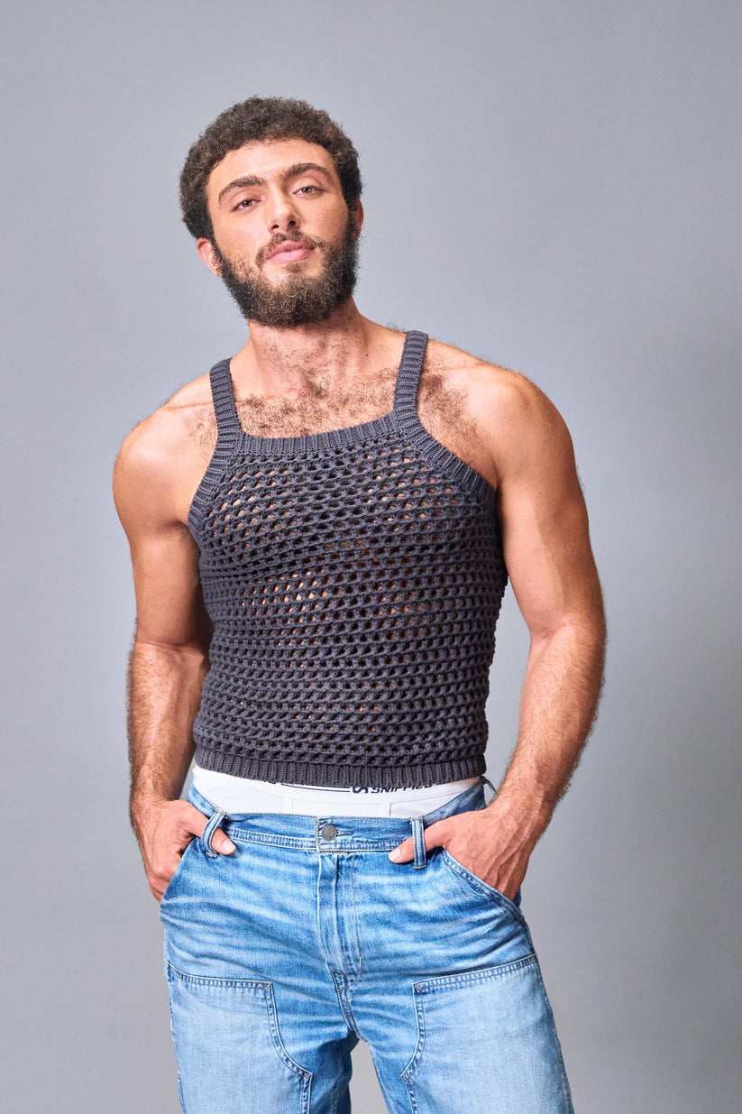 FANG X Sniffies Pointelle Loop Tank – Sniffies HUSH