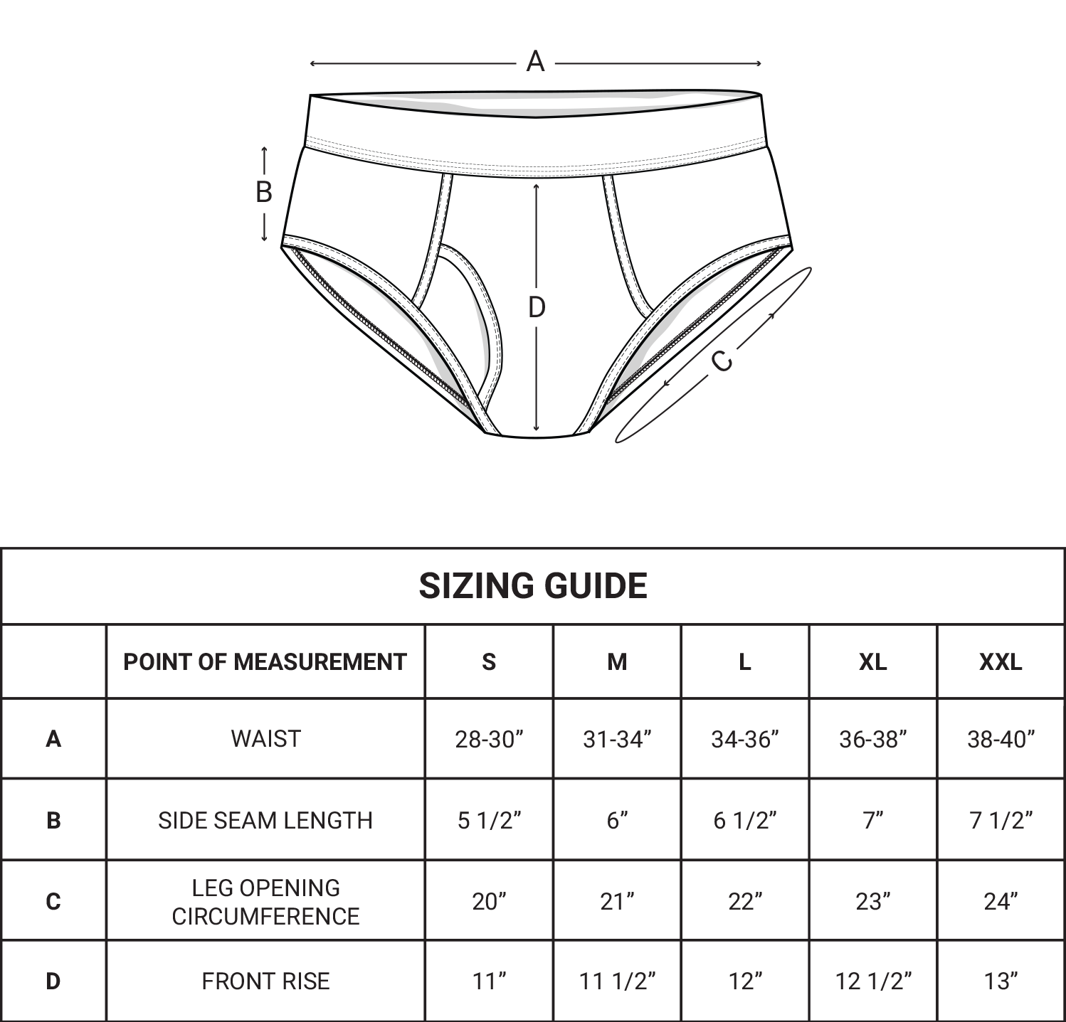 Core Classic Brief - White – Sniffies HUSH